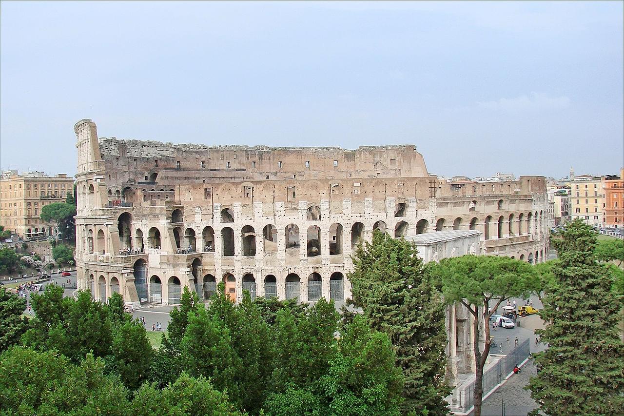 L’intérieur du Colisée à Rome