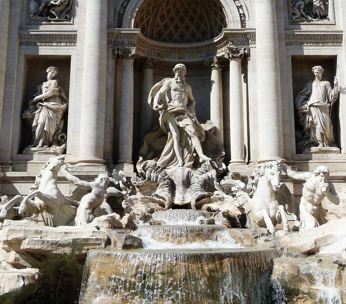 La fontaine de Trevi à Rome